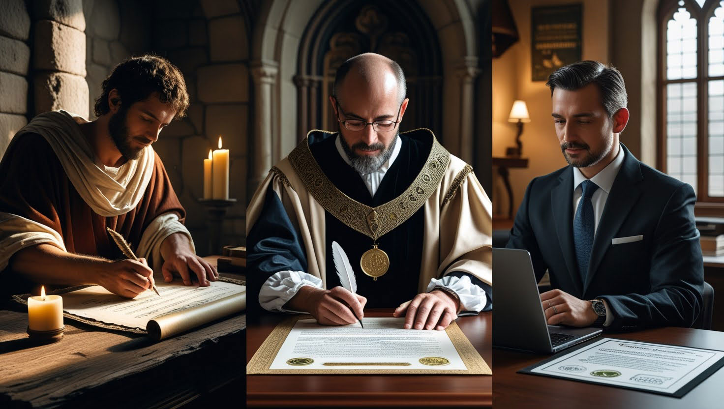 The History and Evolution of Notary Public Practices - Notary Public Association