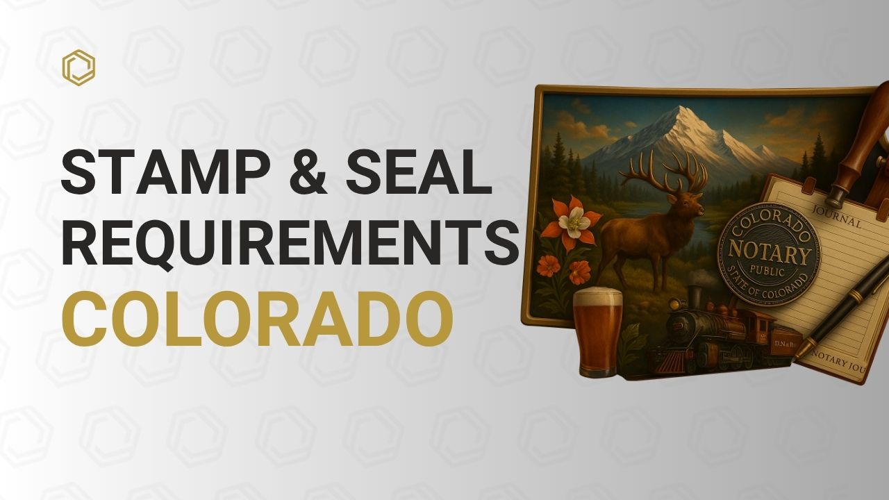 Colorado Notary Stamp & Seal Requirements - Notary Public Association