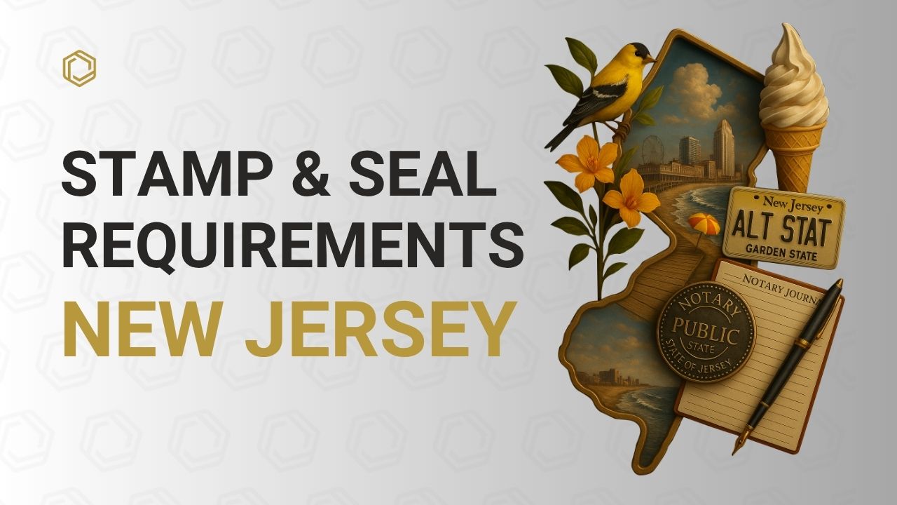 New Jersey Notary Stamp & Seal Requirements - Notary Public Association