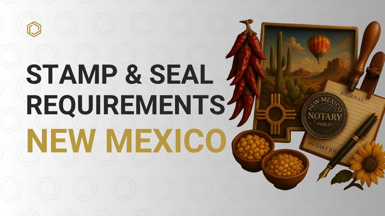 New Mexico Notary Stamp and Seal Requirements - Notary Public Association